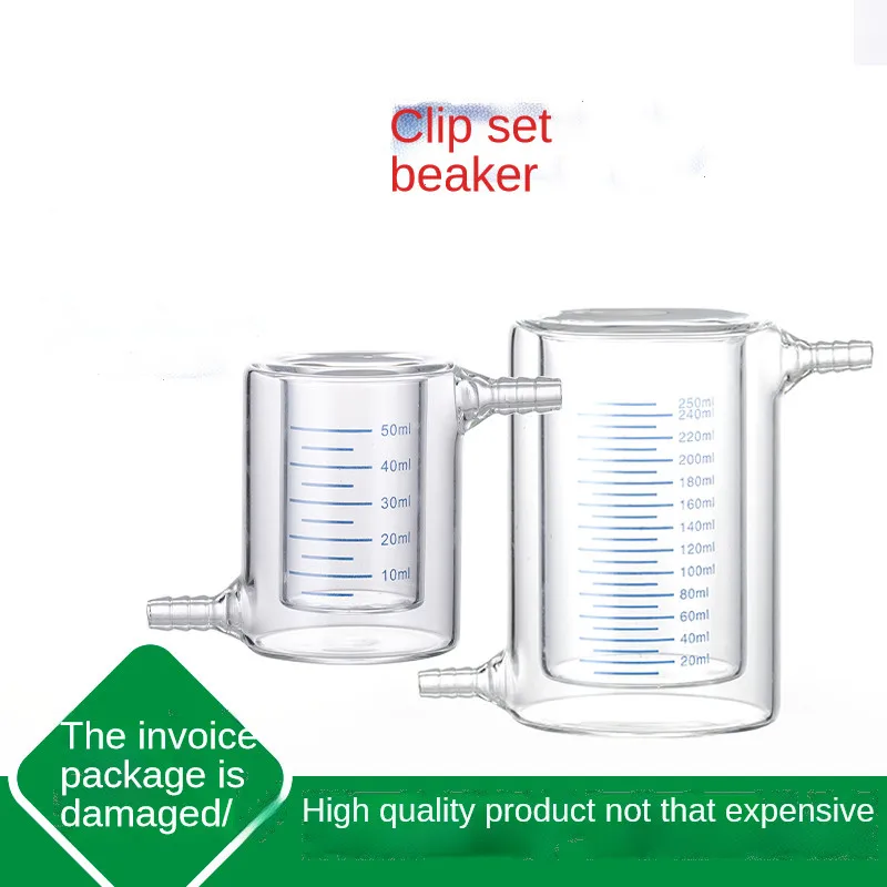 Laboratory-Thickened-Double-layer-Heat-resistant-Glass-Jacketed-Beaker ...