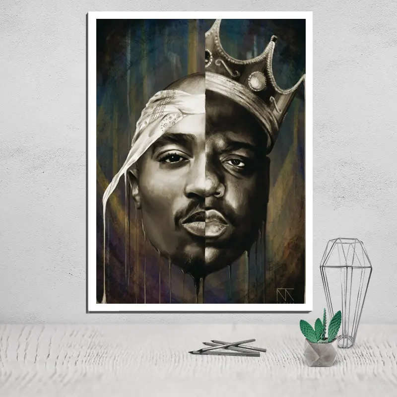 Canvas-Painting-Tupac-Shakur-Canvas-Prints-Poster-Vintage-Painting ...