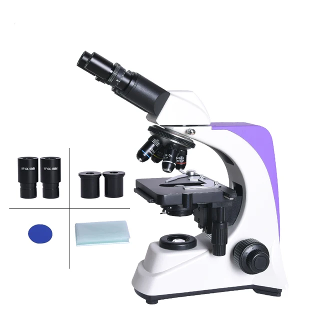1000x 2500X Professional Biological Lab HD Microscope Trinocular ...