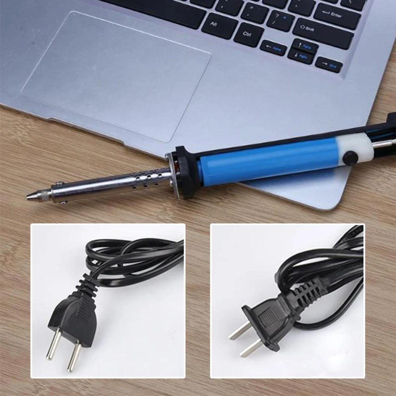 Poste a souder,Pompe d'aspiration de soudure à dessouder fournitures d'étain-aspirateur 40W ...