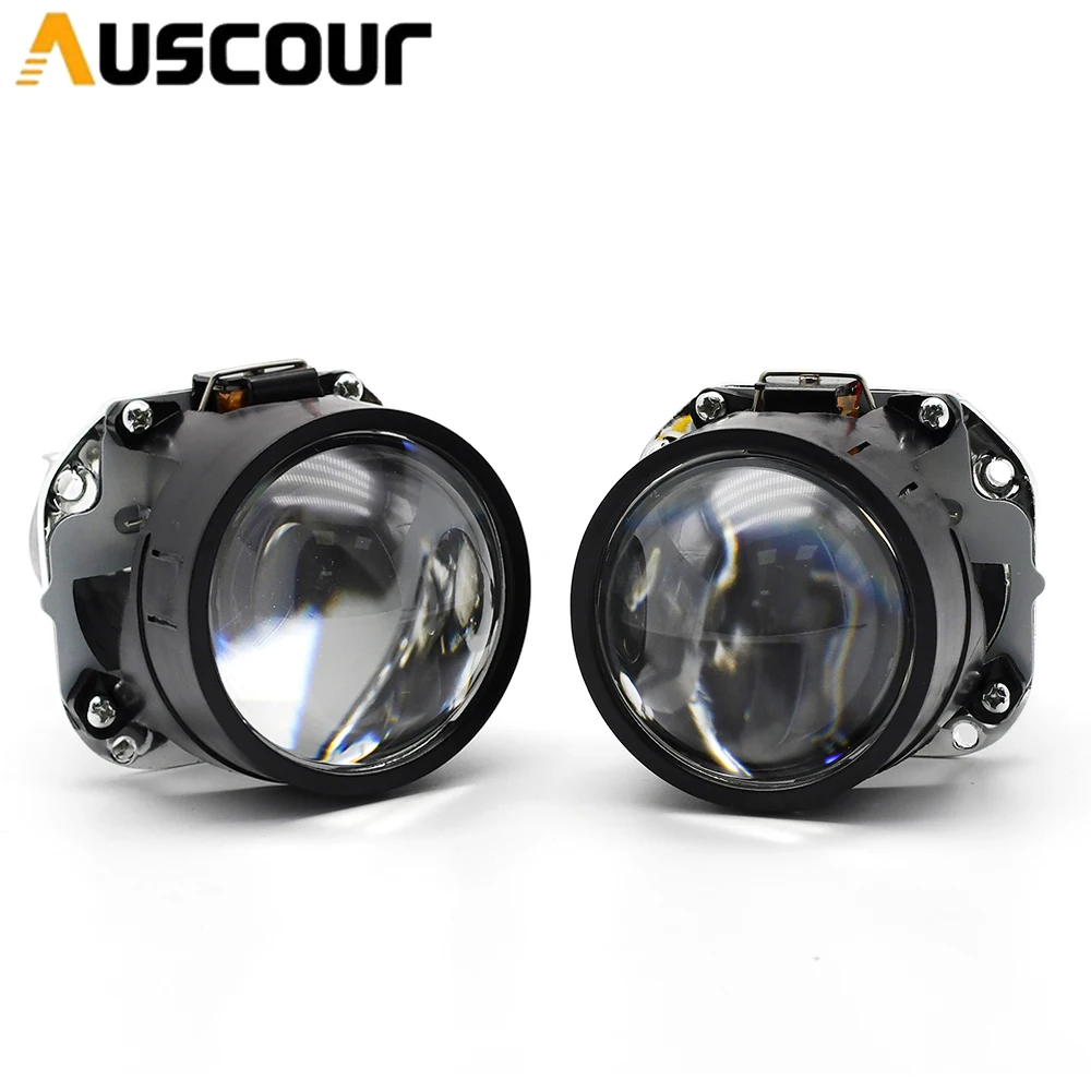 2pcs 2.5 Inch Bixenon Hid Car Projector Lens Xenon Kit Bulb Lamp ...