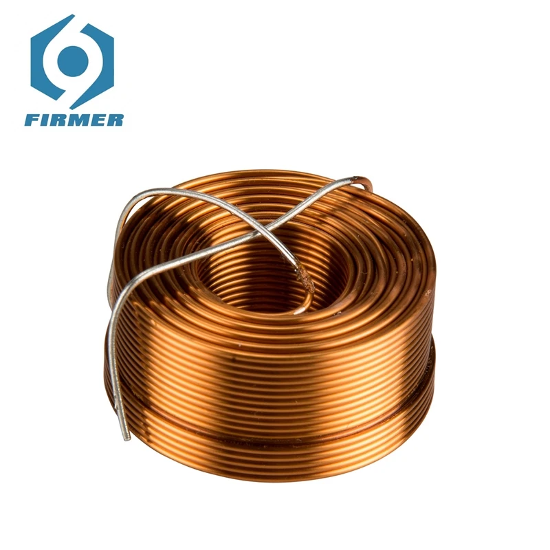 ワイヤー直径0.4mmのエアコアコイル,0.1mh〜1.2 mh,無酸素銅誘導コイル,diy,スピーカーボックス