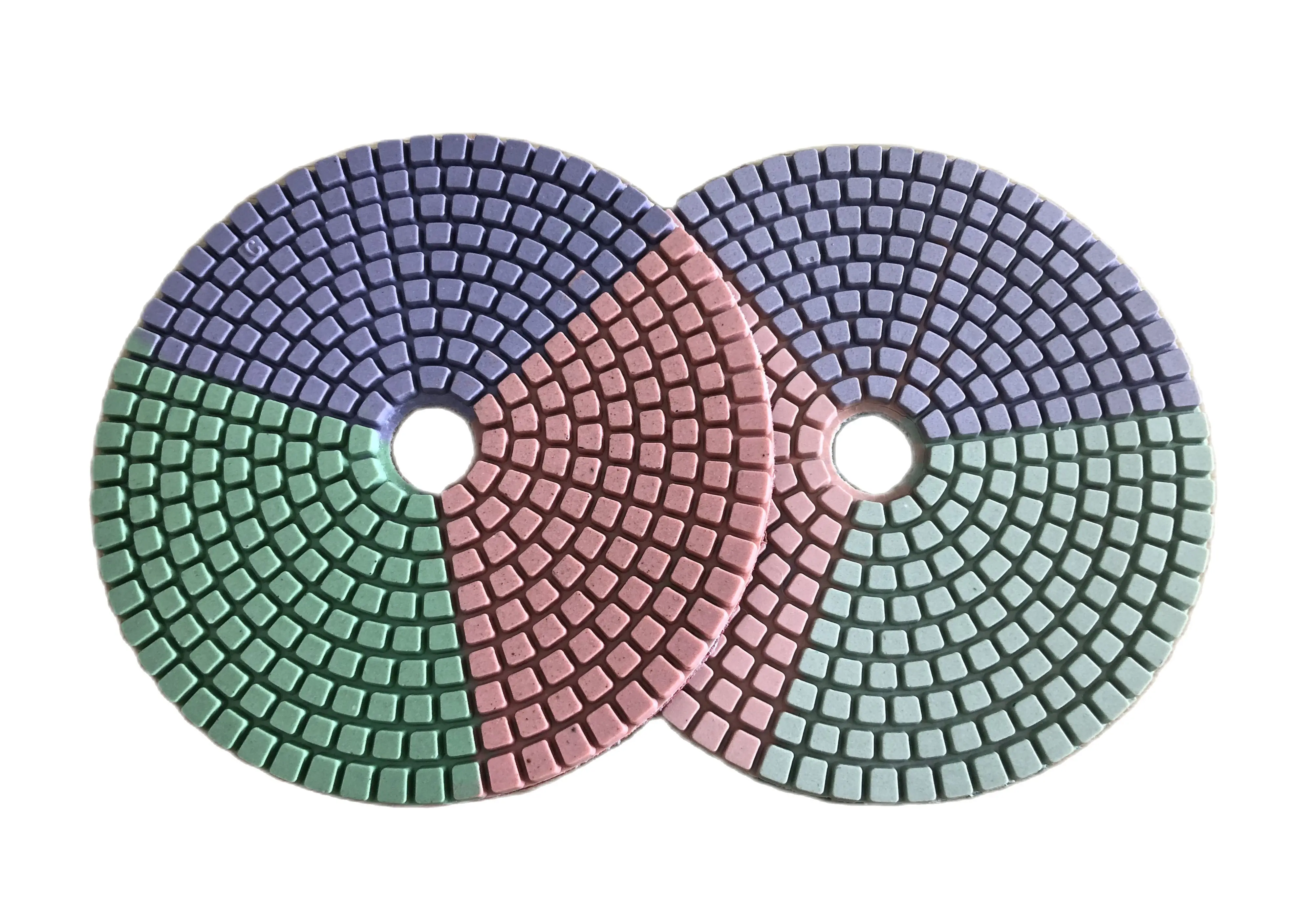 5-Inch-3-Colors-125mm-Abrasive-Diamond-Wet-Polishing-Pads-Grinding-Disc ...