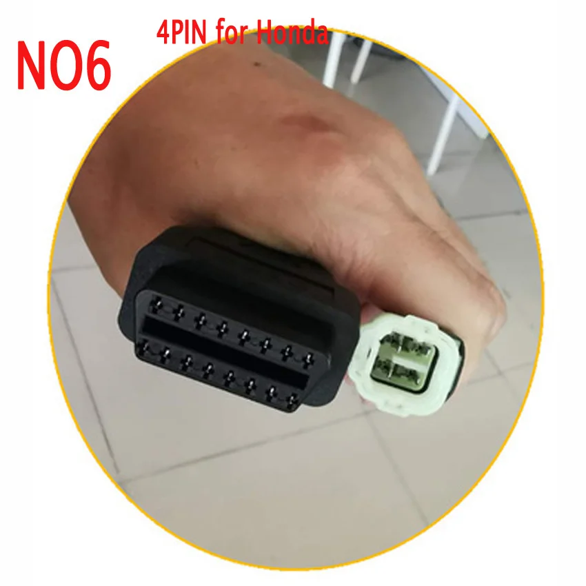 Outil de diagnostic,Câble OBD pour moto,12 types EFI,3 broches,4 ...