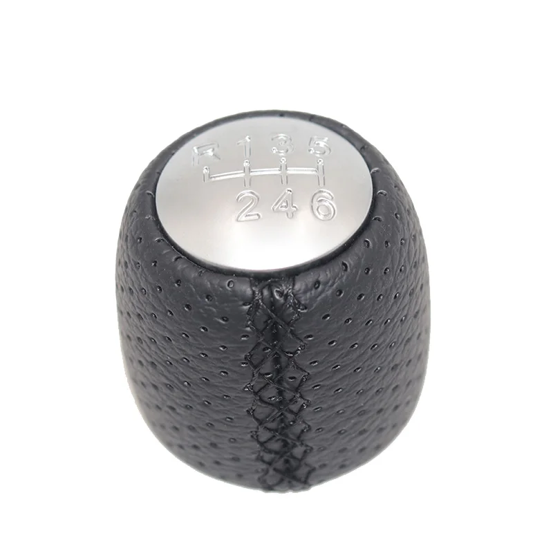 Levier-pommeaux,Pommeau de levier de vitesse en cuir Konb, pour ALFA ...