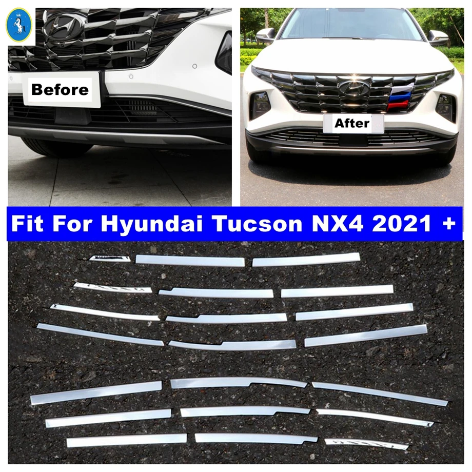 For-Hyundai-Tucson-NX4-2021-2023-Accessories-Front-Head-Under-Center ...