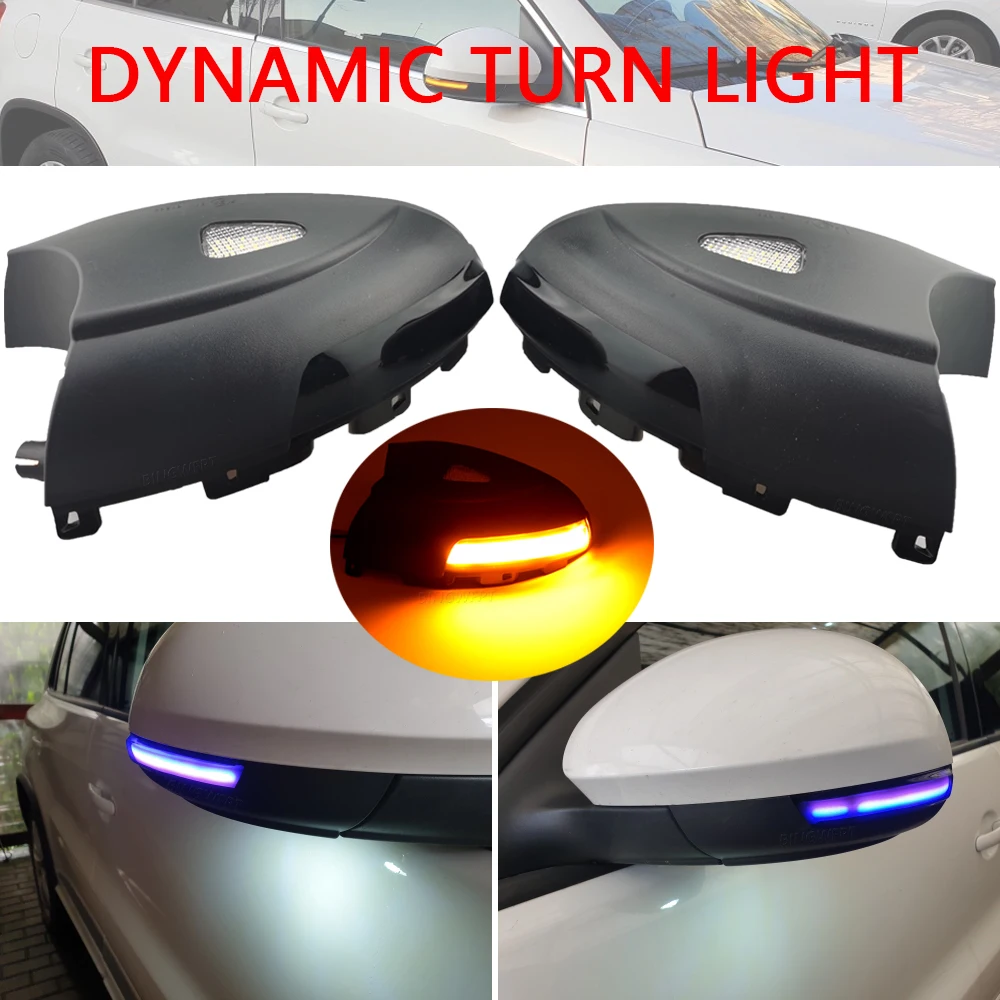 Side-Mirror-Turn-Signal-For-VW-Tiguan-2008-2016-Dynamic-lights-Car ...