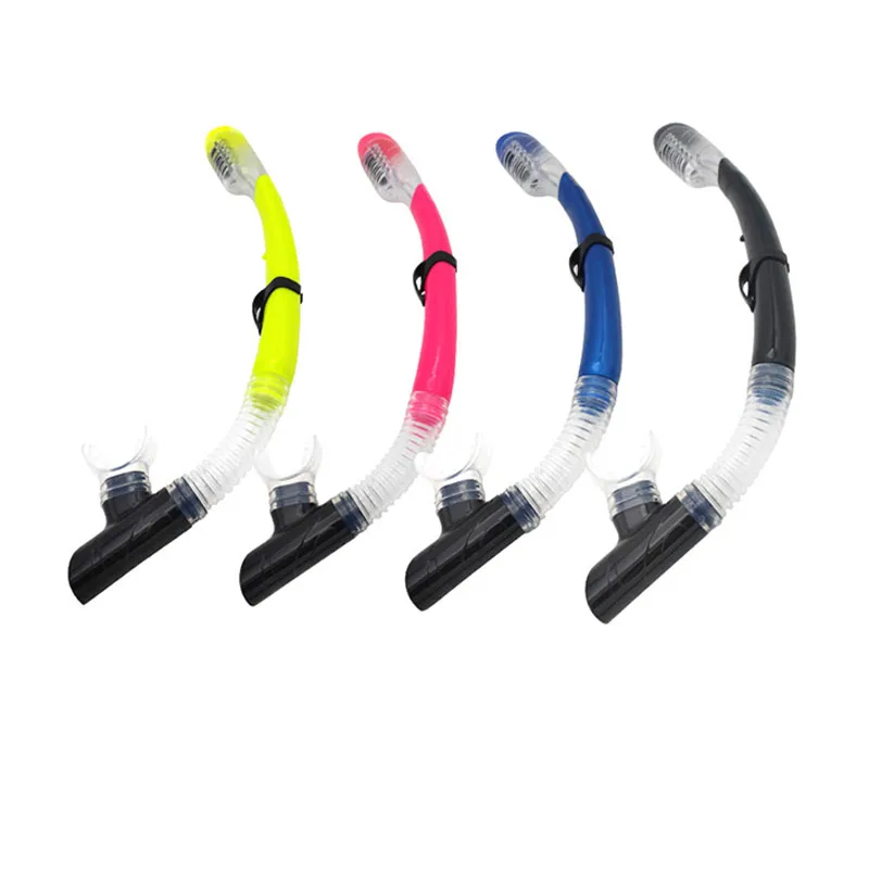 Silicone Full Dry Diving Breathing Snorkel Underwater Scuba Diving Tube ...