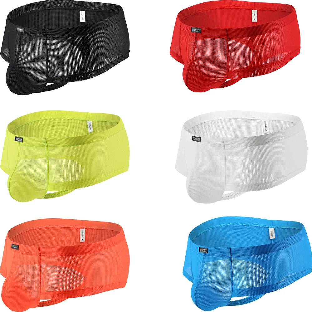 Men's Breathable Cheeky Boxer Sexy Mini Cheek Underwear|Boxers ...