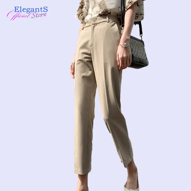 Pantalones formales de oficina para mujer, pantalones de trabajo de ...