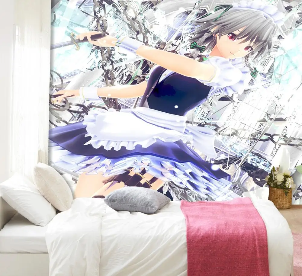 [Self Adhesive] 3D Touhou Project 650263 Japan Anime Wall Paper mural ...