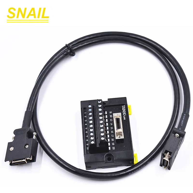 SCSI 20-pin terminal block MR-J2HBUS05M for Mitsubishi Q series I O ...