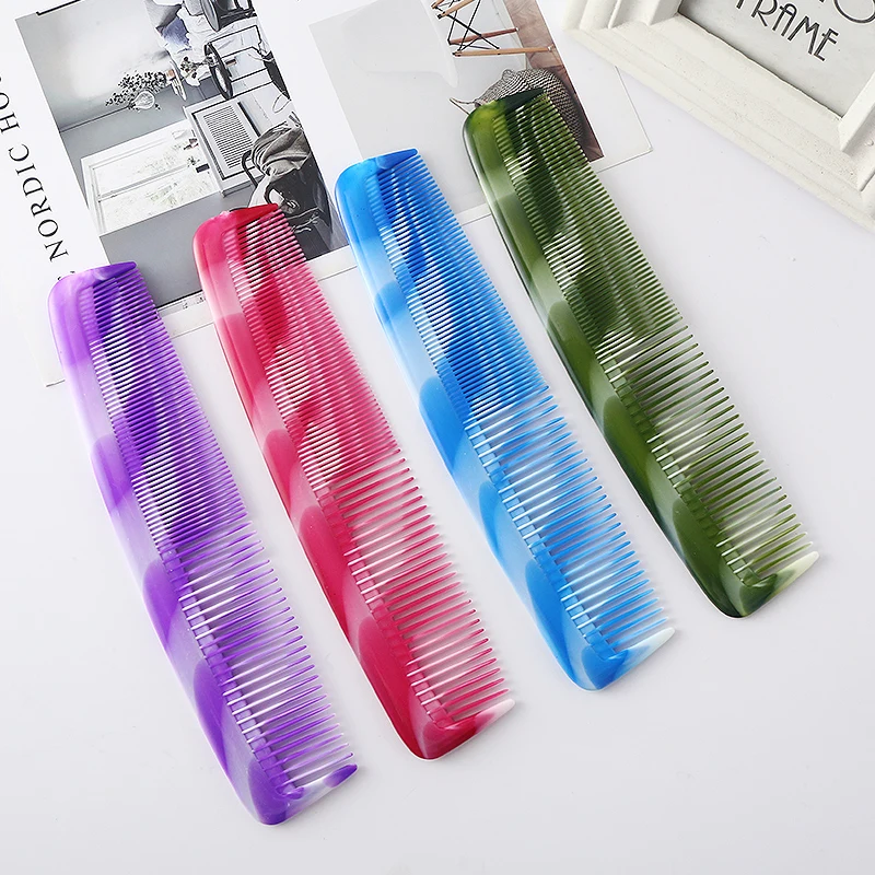 4 Colors Hair Stylist Combs Hairdressing Portable Brush Massage Anti ...