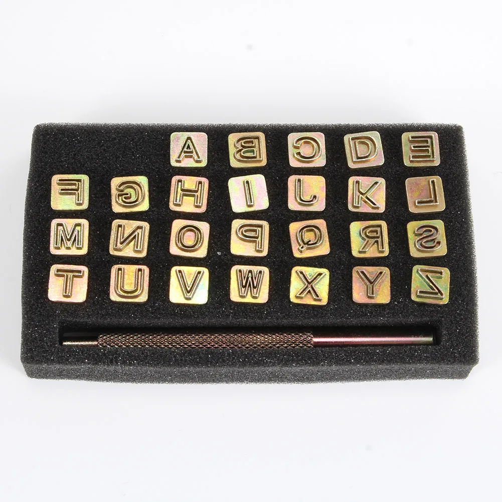 Leather Crafts Capital Letters Stamp Set 26 Letters Alphabet Stamps ...