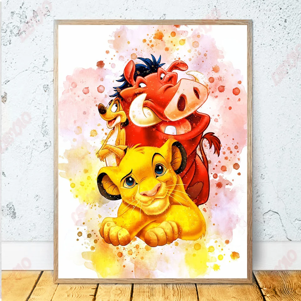 Lion King Baby Simba Painting