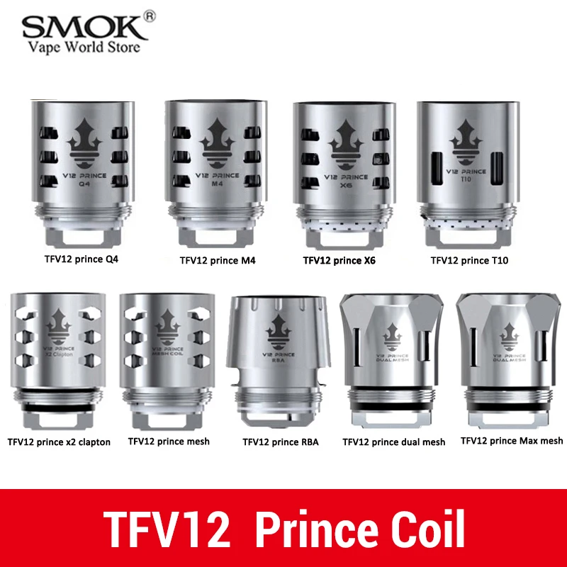 Original Vape Smok Tfv12 Prince Coil For Tfv12 Prince Tank With Diy Rba ...