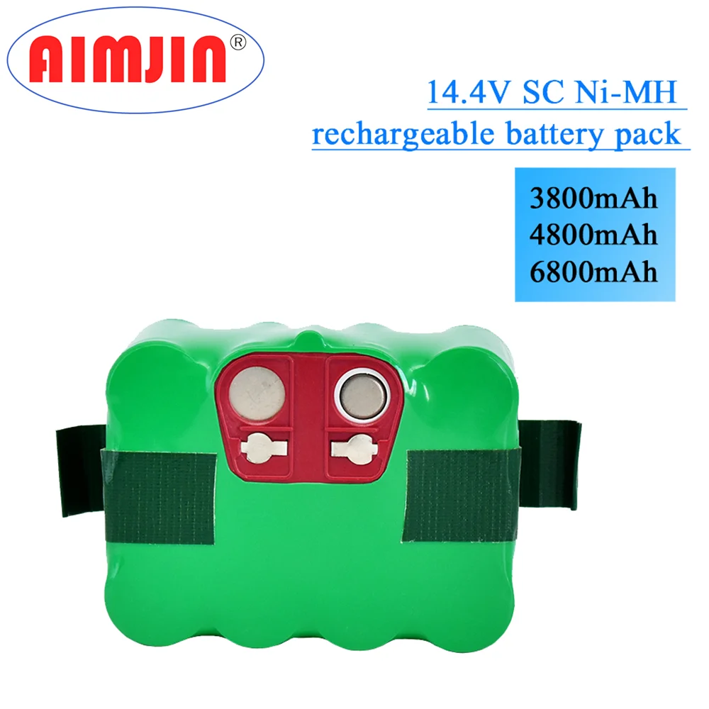 14-4V-3800-4800-6800mAH-SC-Ni-MH-Rechargeable-Battery-Pack-Vacuum ...