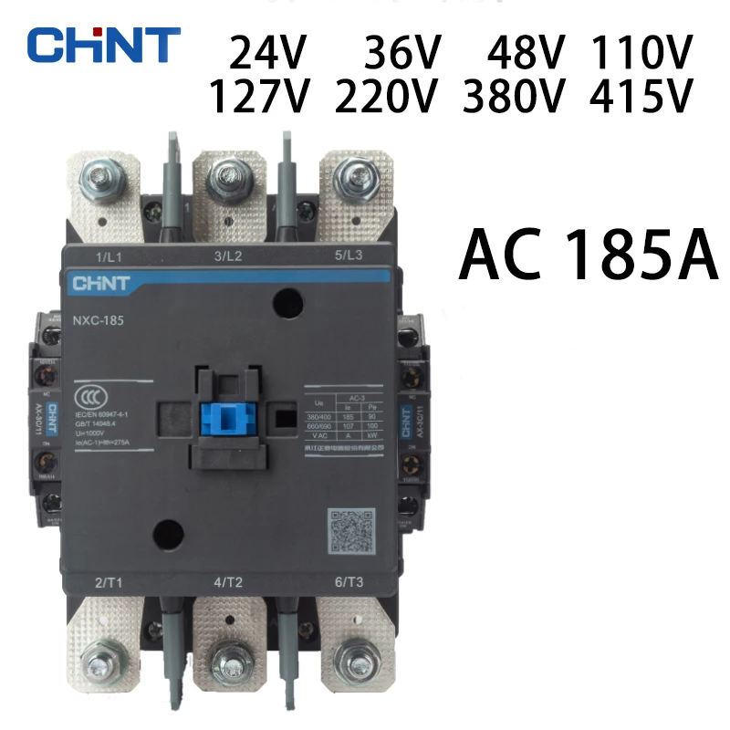 CHINT-NXC-185-contactor-185A-AC-24V-36V-48V-110V-127V-220V-380V-415V ...