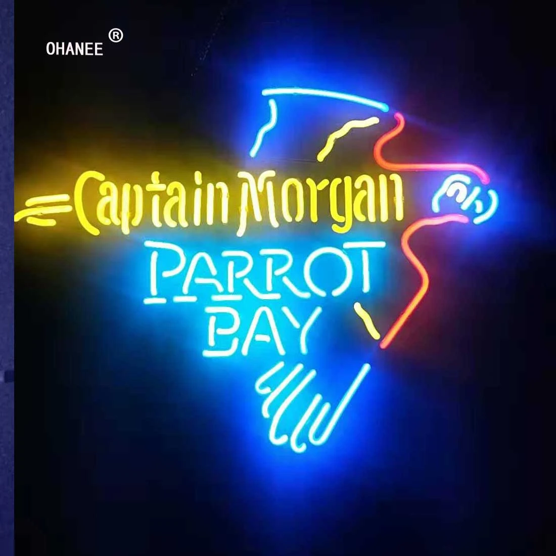 Custom for Captain Morgan Parrot Bay Light Deer Neon Sign Light Real ...