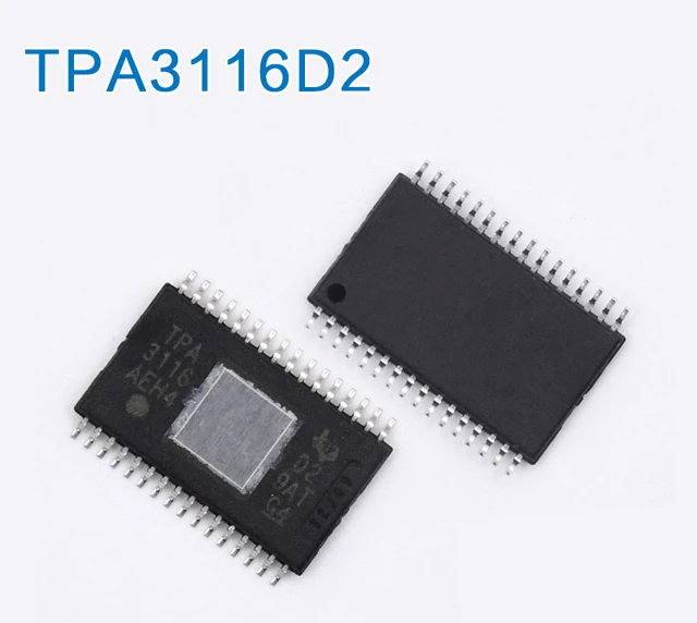 TPA3116D2 Audio Amplifier IC Pinout, Datasheet, Equivalent,