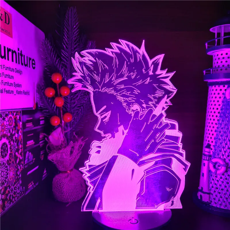 My Hero Academia Hitoshi Shinso 3D Acrylic Night Light LED Light My ...