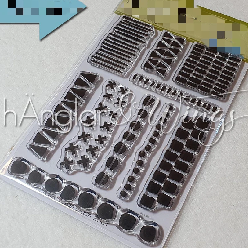 2022 New Arrival Background Patter Transparent Clear Silicone Stamp ...