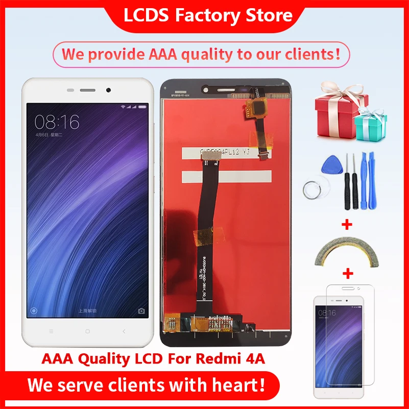 Pantalla LCD de calidad AAA para Xiaomi Redmi 4A, con Marco, 10 Touch ...