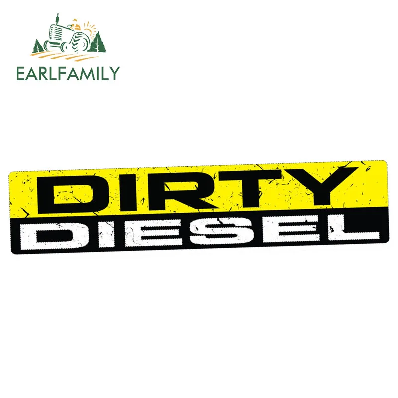 EARLFAMILY 15cm x 3cm Car Stickers DIRTY DIESEL Vinyl Decal Funny JDM ...