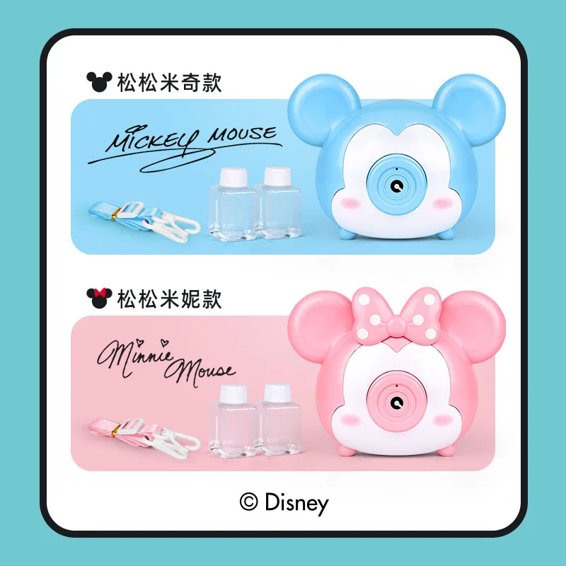 New Disney Girls Mickey Minnie Mouse Camera Bubble Blower Machine Toys ...