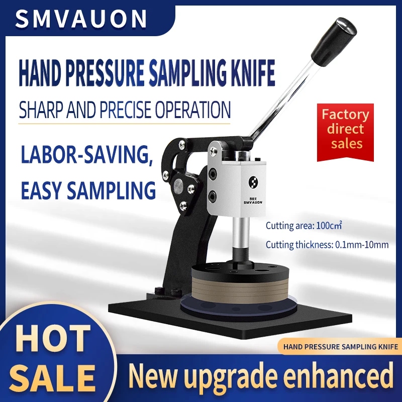 Round Sample Cutter Pressure Type Sampling Knife Hand Pressure Disc ...