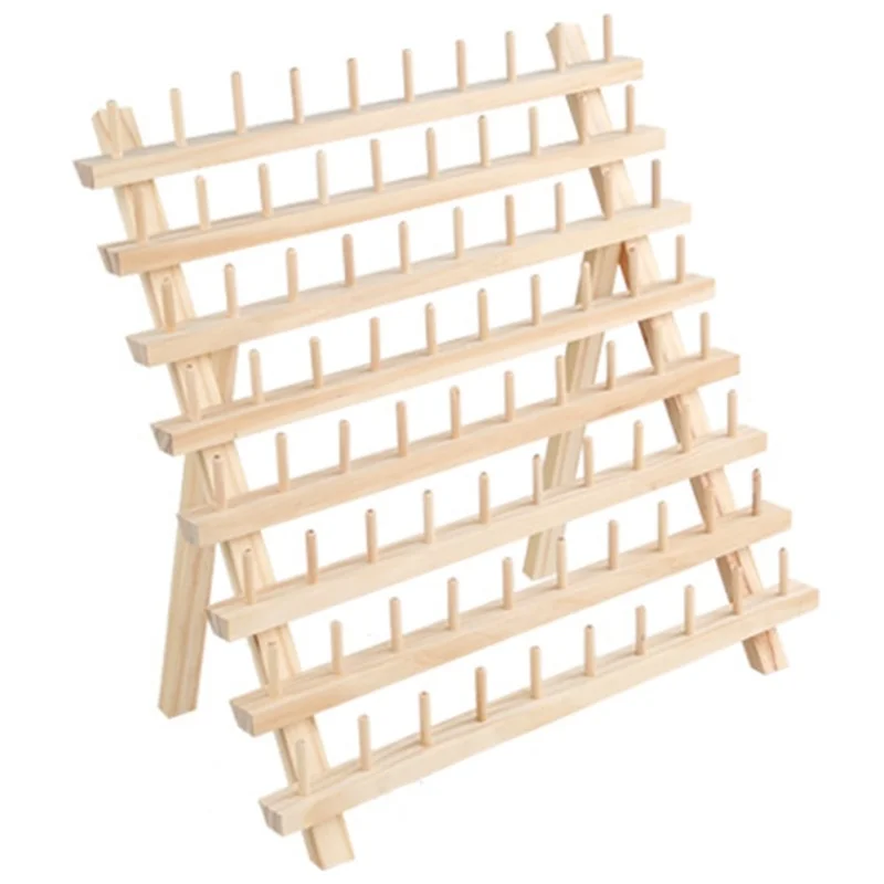 Foldable wooden thread rack, 30 / 80 / 120 volumes of sewing thread ...