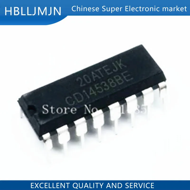 20PCS CD14538BE DIP16 HEF4538BP HEF4538 CD4538BD CD4538BE DIP CD4538 ...