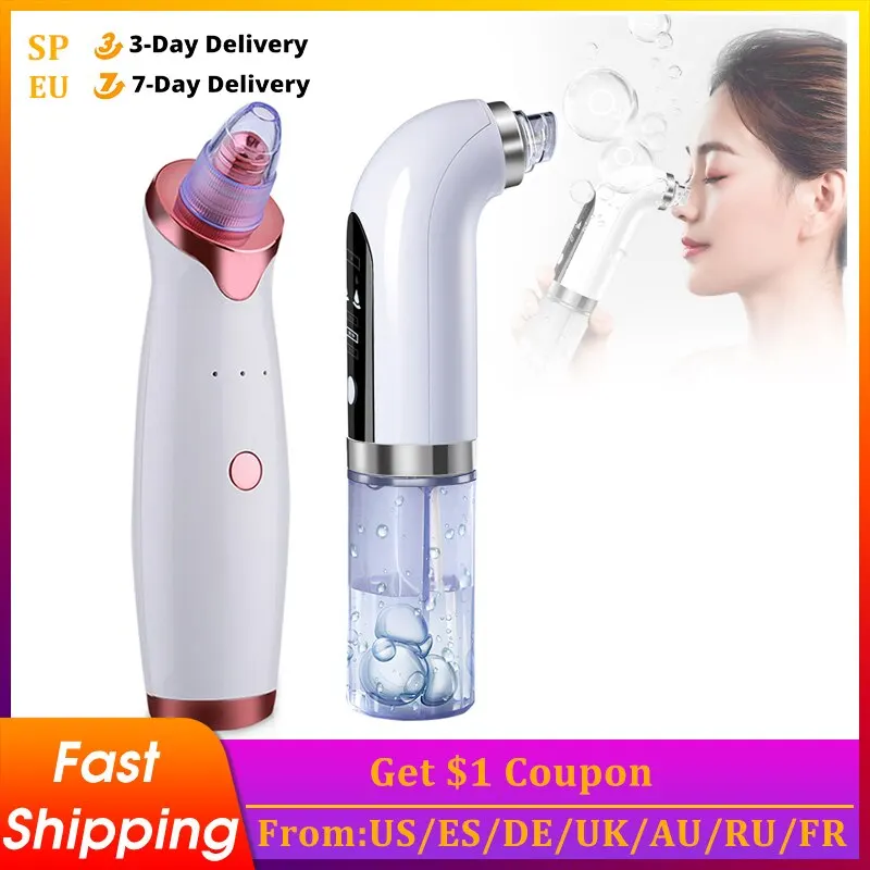 Blackhead Remover Facial Extractor Tool Face Deep Nose Cleaner Vacuum ...