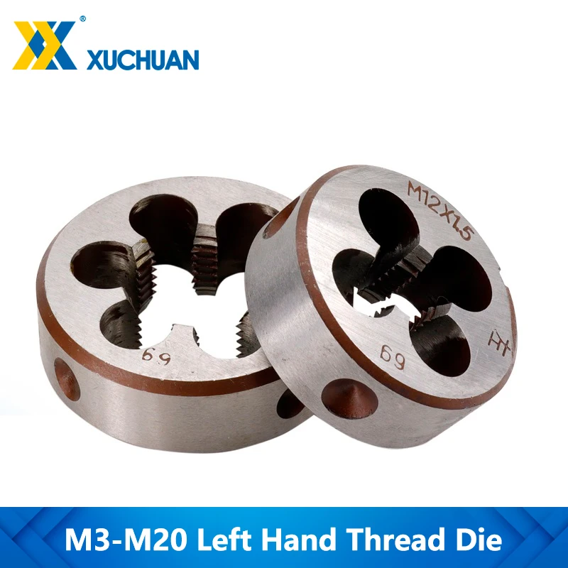 1pc-M3-M8-M12-M14-M16-M18-M20-Left-Hand-Machine-Thread-Die-Metalworking ...