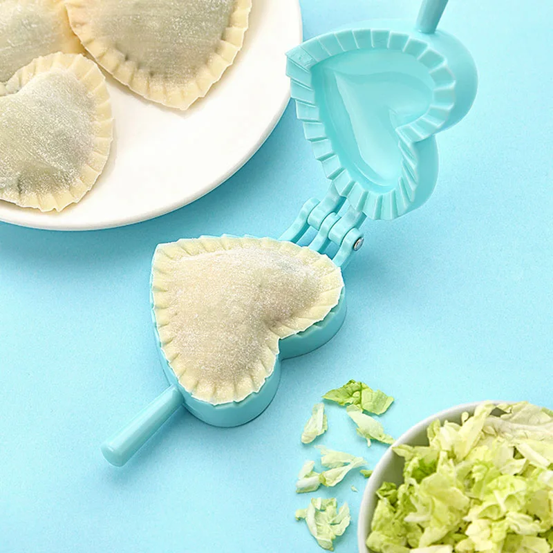3PCS Heart Shaped Dumpling Mold Plastic Dumpling Maker Household ...