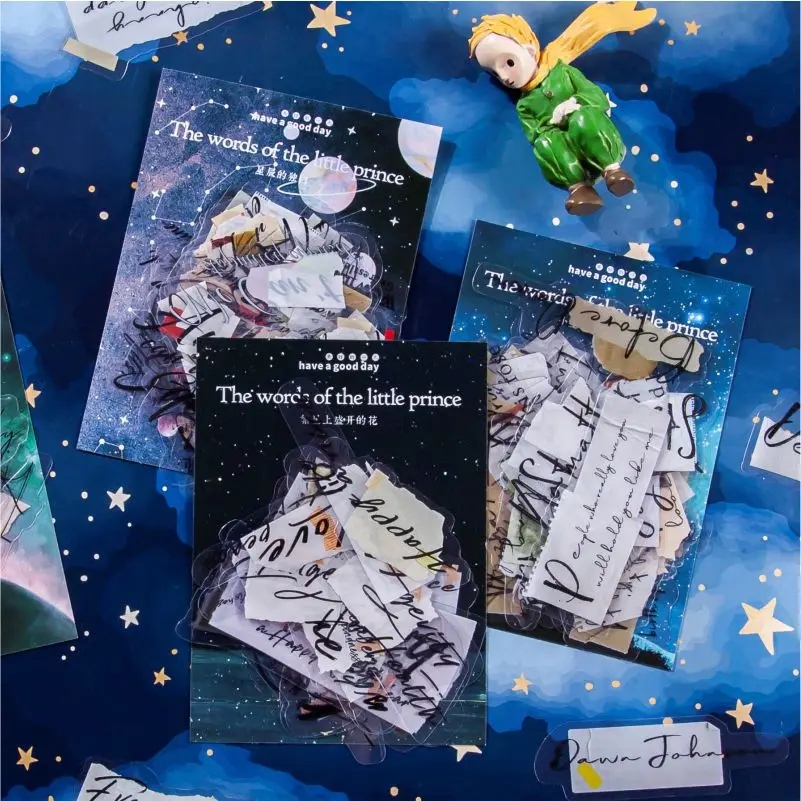 40-Pcs-lot-Words-Of-The-Little-Prince-Journal-Decorative-Stickers ...