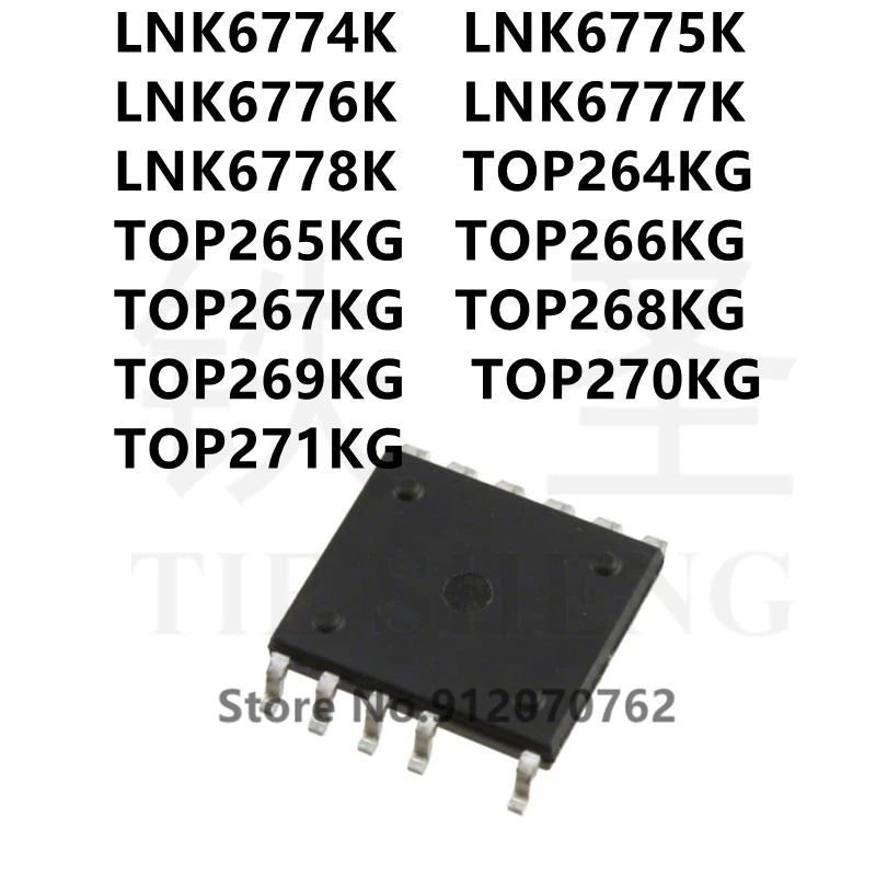 10PCS LNK6774K LNK6775K LNK6776K LNK6777K LNK6778K TOP264KG TOP265KG ...