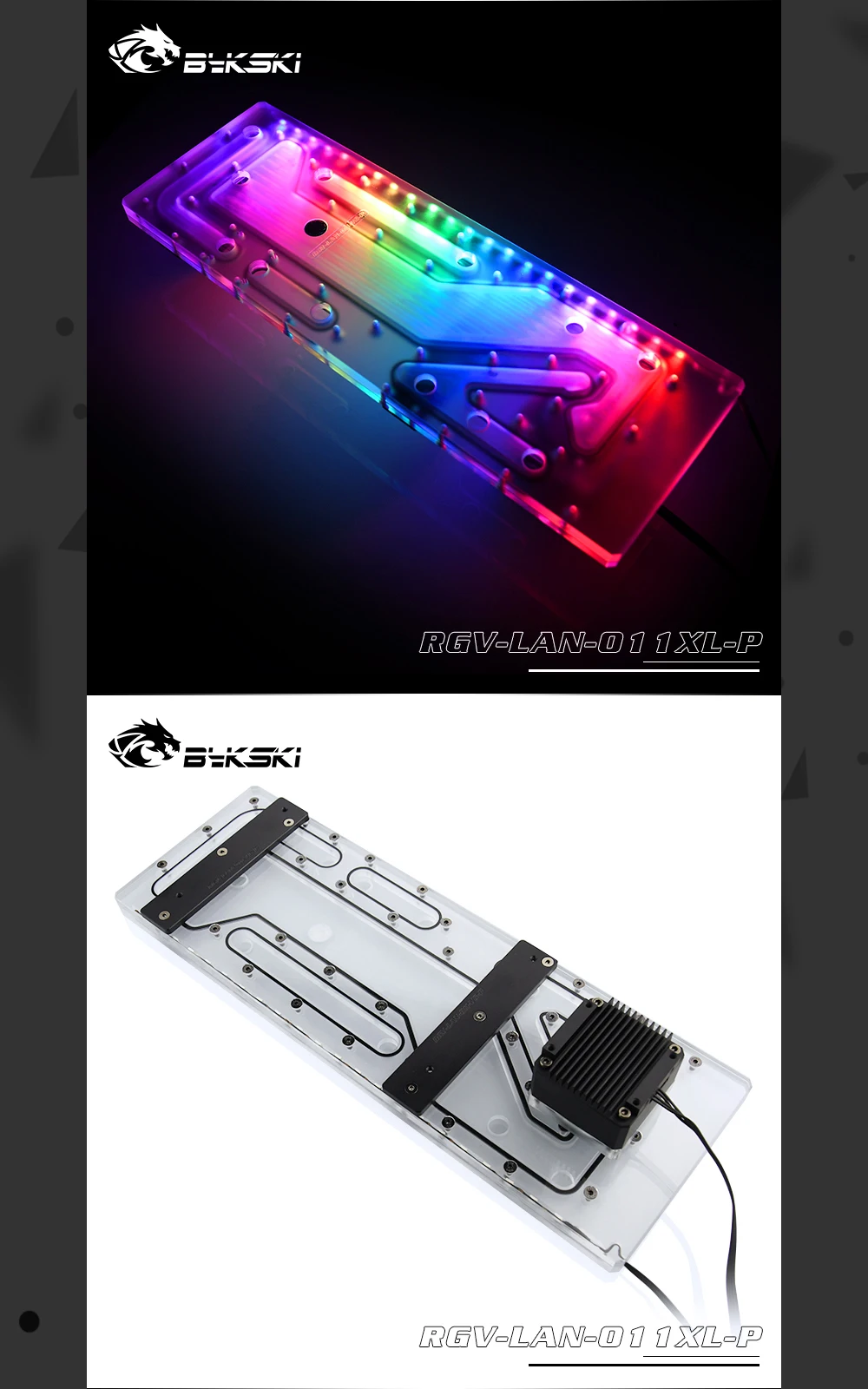 Bykski Waterway Cooling Kit For Lian Li PC-O11 Dynamic XL Case RBW For ...