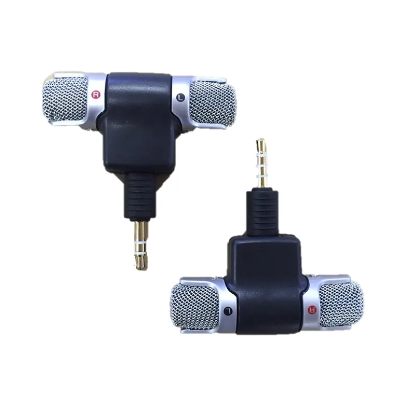 Mini Portable Mic Digital Stereo rophone Recorder for Phone ...