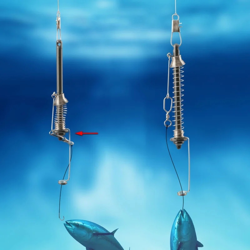 Fishing-Hook-Automatic-Fishing-Hook-Trigger-Stainless-Steel-Spring ...