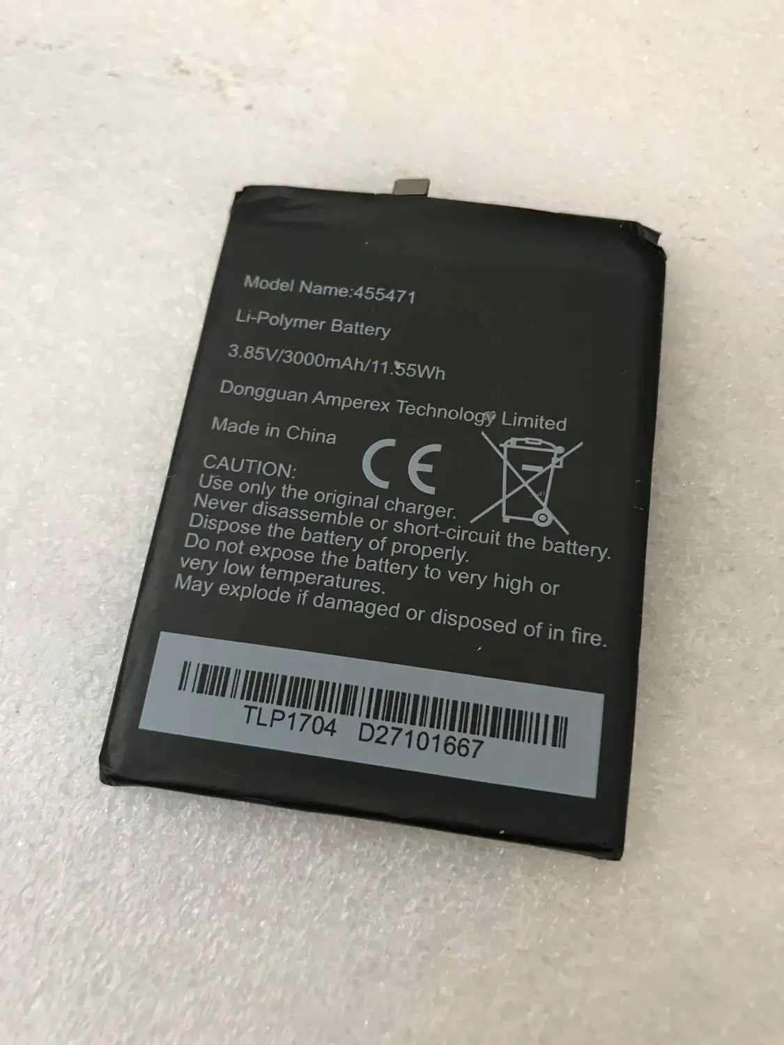 new original 3.85V 3000mAh 455471 cell phone battery For Wiko Wim Lite ...