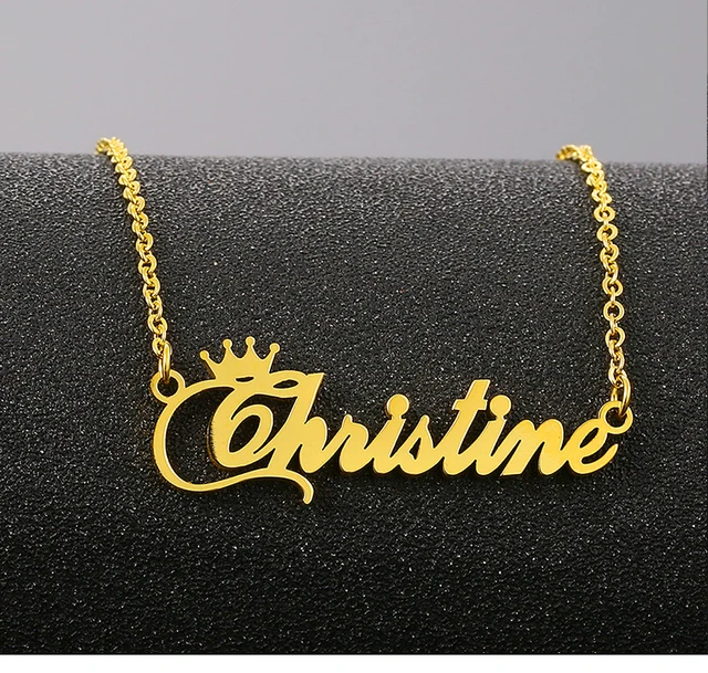 Christine Name Necklace