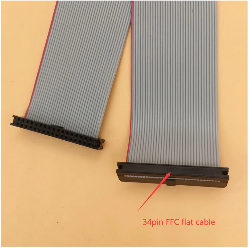 4PCS Konica 512 printhead FFC flat date cable 34pin 40cm long cable for ...