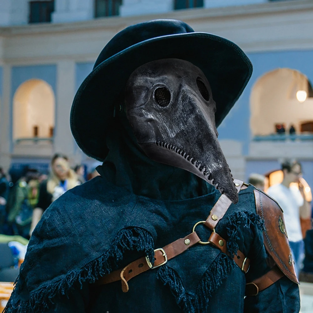 Halloween Plague Doctor Bird Long Nose Cosplay Mask - AllCosplay.com