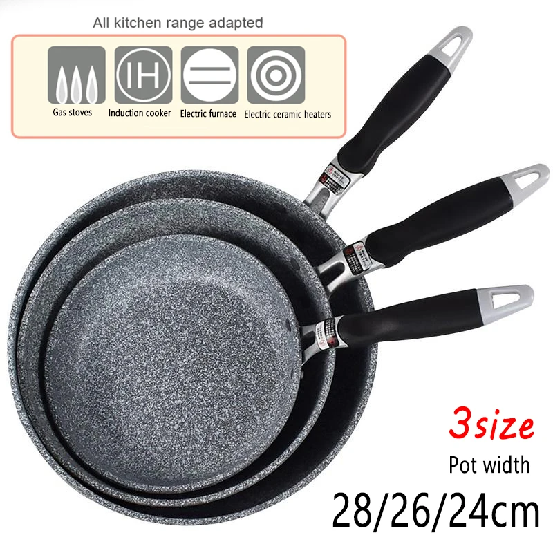 Japanese Style Rice Stone Pan Non-stick Frying Pan With Anti-Scalding ...