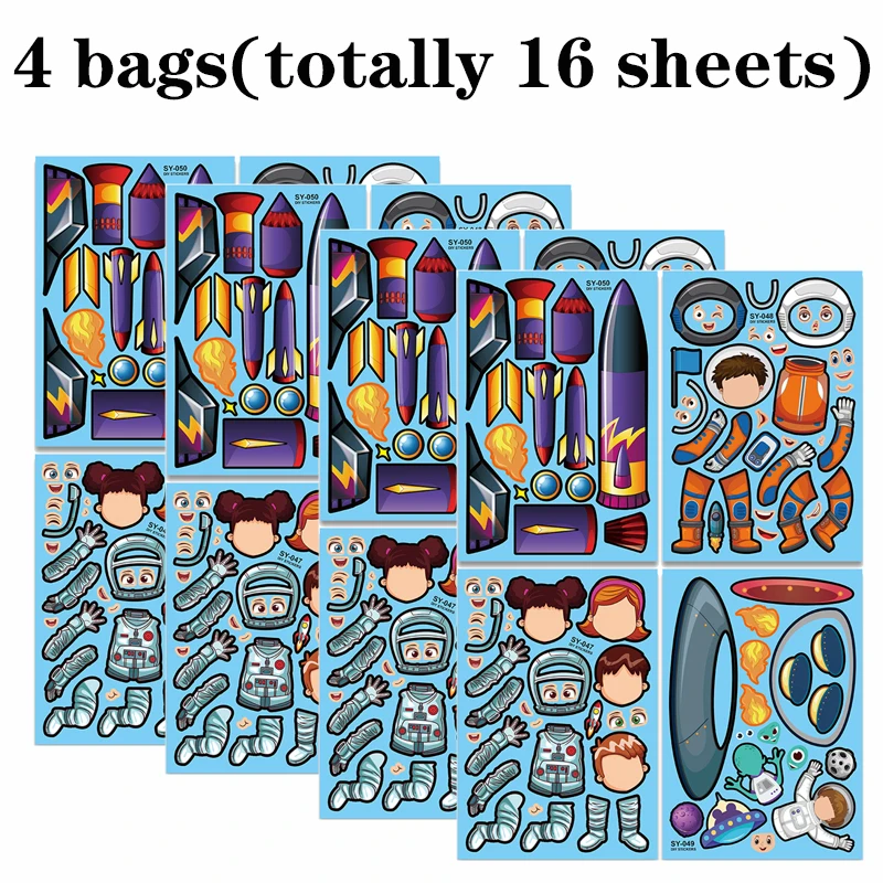 Astronaut Boy And Girl Cutouts Printable