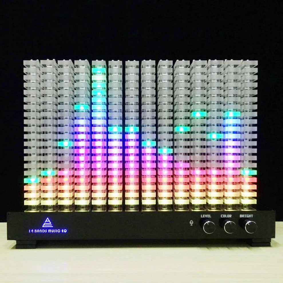 14-segment-Spectrum-Analyzer-Level-Indication-Music-Spectrum-Light-LED ...