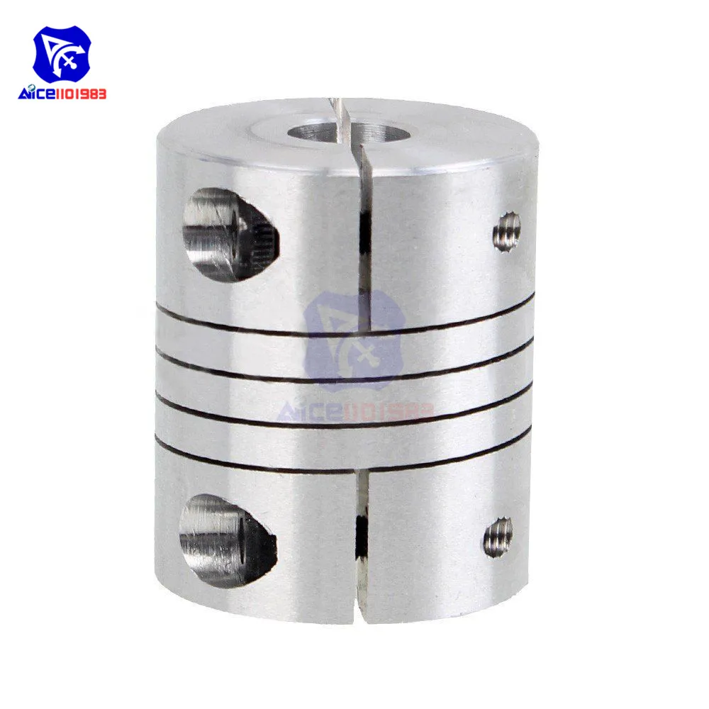 uxcell Shaft Coupler D25 L45 Flexible Coupling Motor Encoder Inner Dia ...