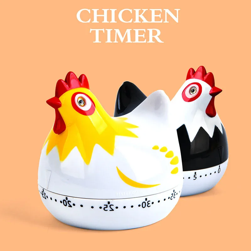 Creative Rooster Shaped Kitchen Timer Learning Efficiency Timer ...