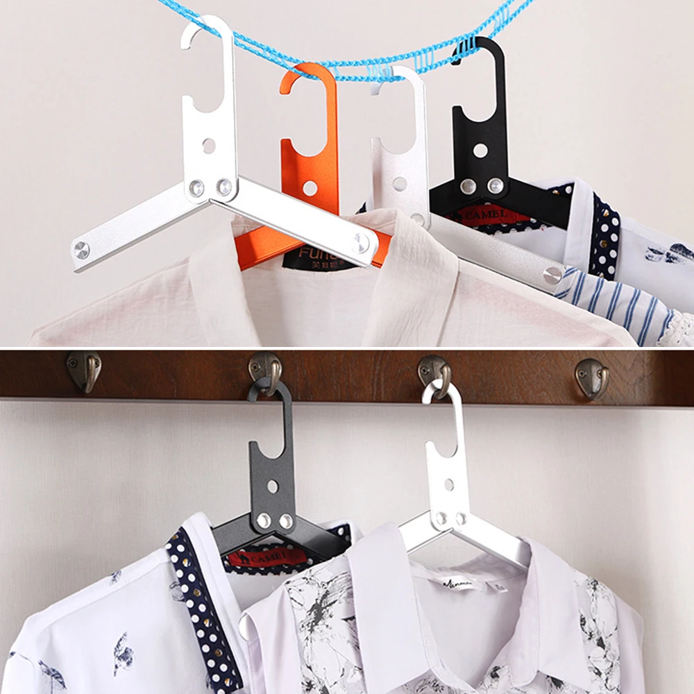 Portable Outdoor Travel Clothes Hanger Aluminum Alloy Multi functional ...
